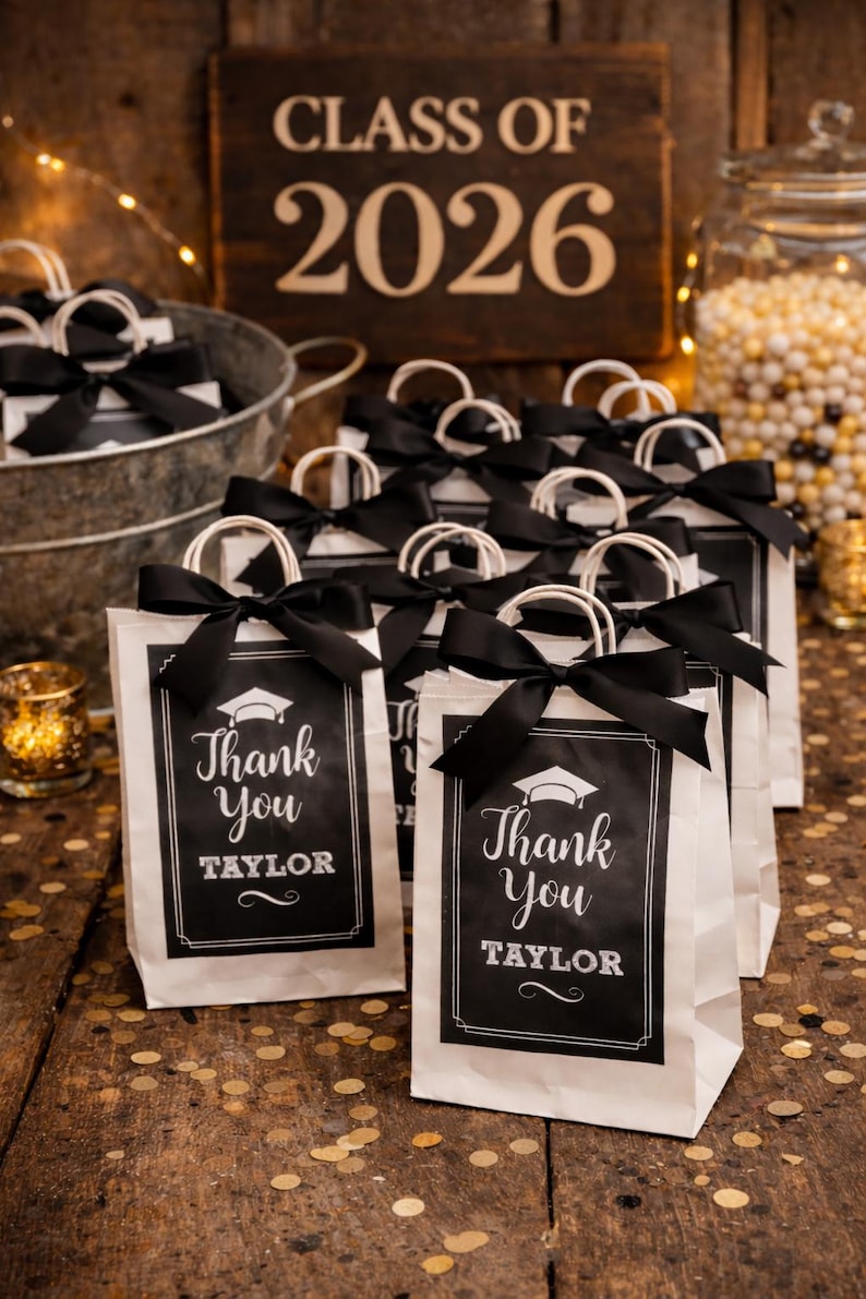 Favor Bags for Graduation Party - Fully Assembled or Just Purchase the ...