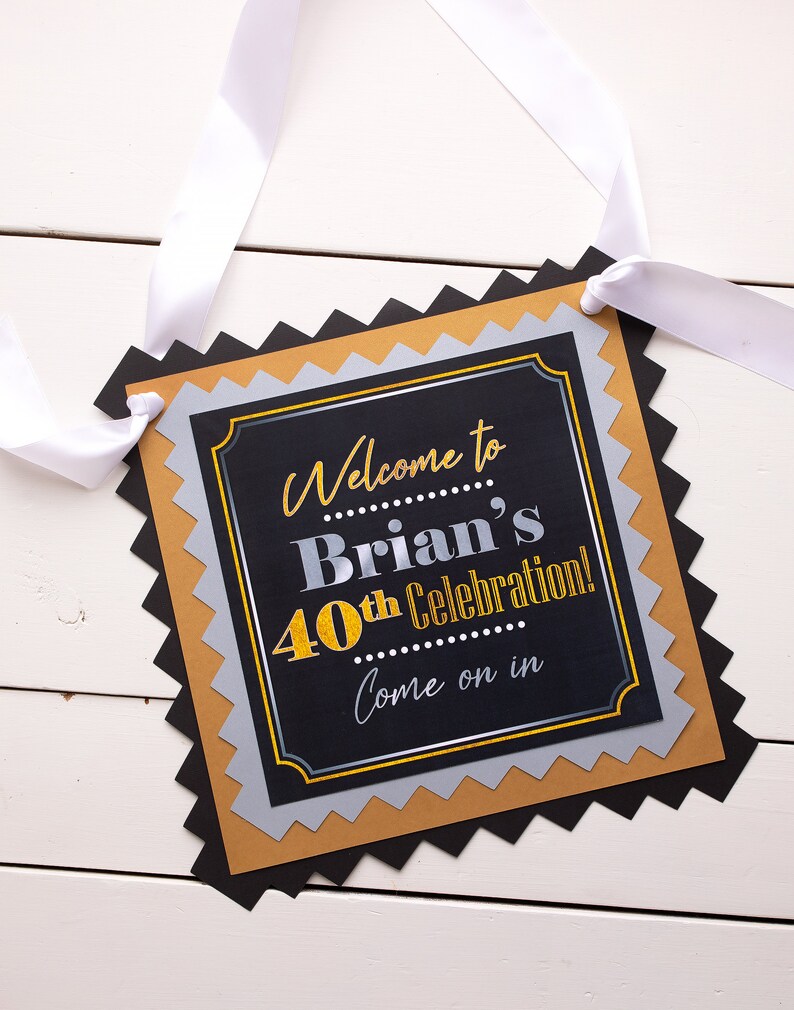 40th Birthday Centerpiece Beer Labels Milestone Birthday - Etsy Canada