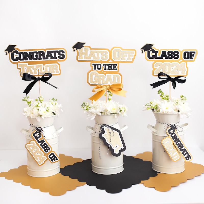 Graduation Centerpiece Sticks - Etsy