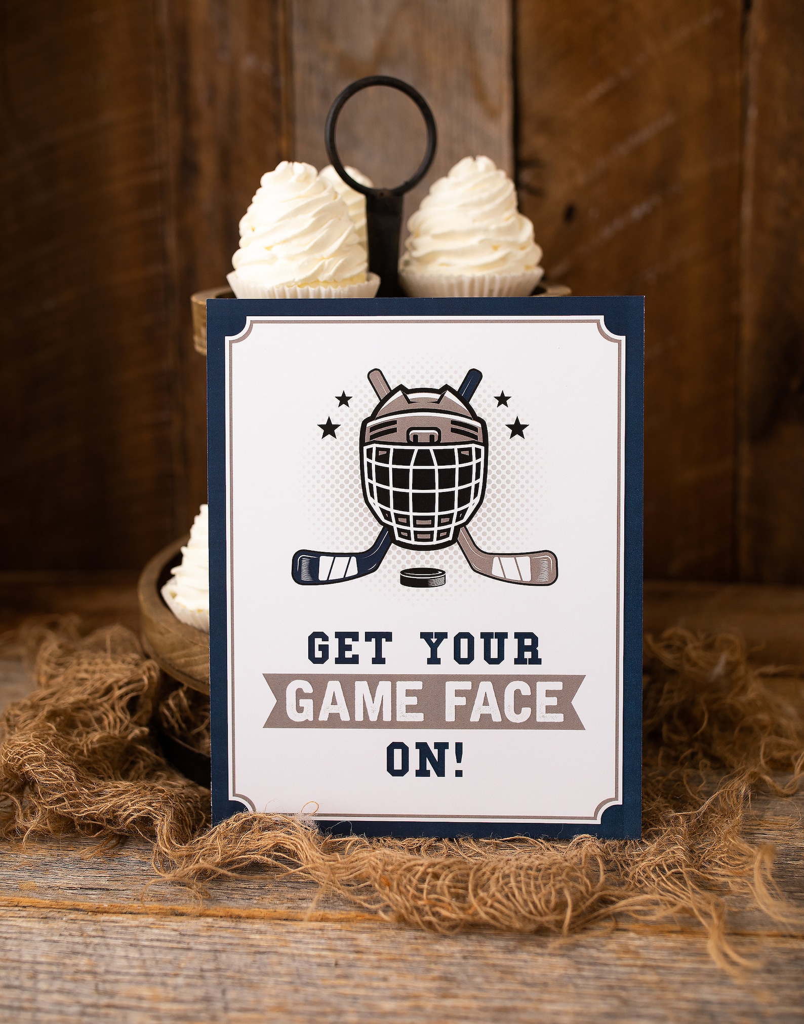 Custom Sign Ice Hockey Signs Hockey Birthday Boy | Etsy