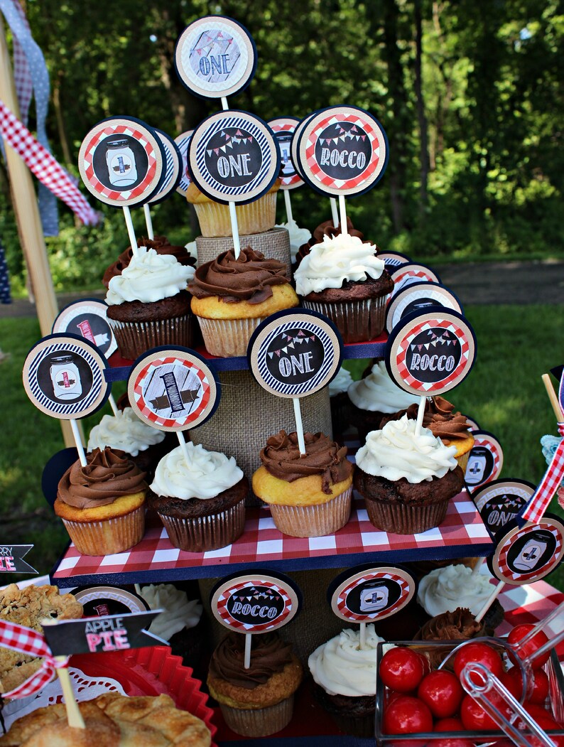 Picnic Birthday Party Happy Birthday Banner Picnic Garland - Etsy
