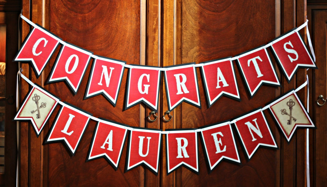 Graduation Banner, Congrats Grad Banner, Custom Banner, Graduation ...