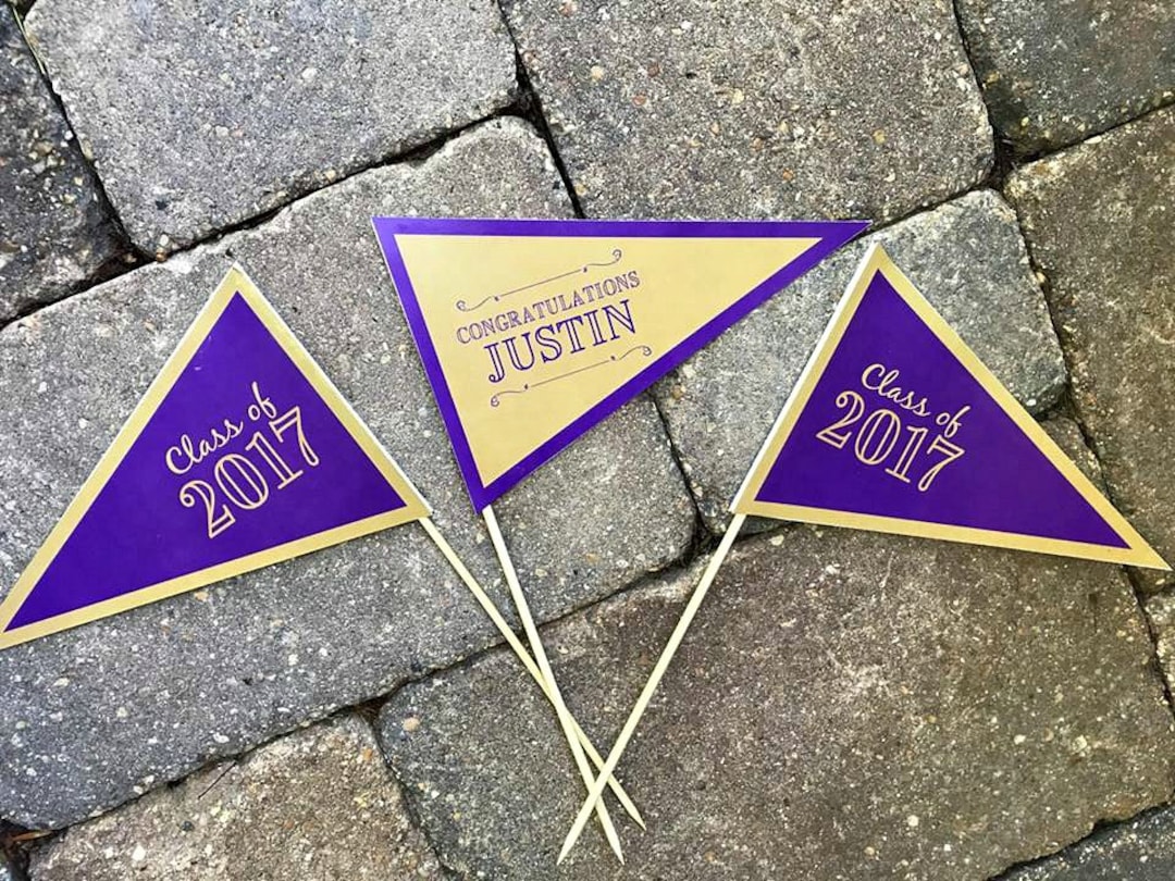 Graduation Centerpiece Sticks, Grad Party Decorations, Class of 2025 ...