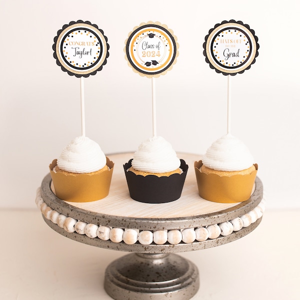 Mini Cupcake Toppers - Etsy
