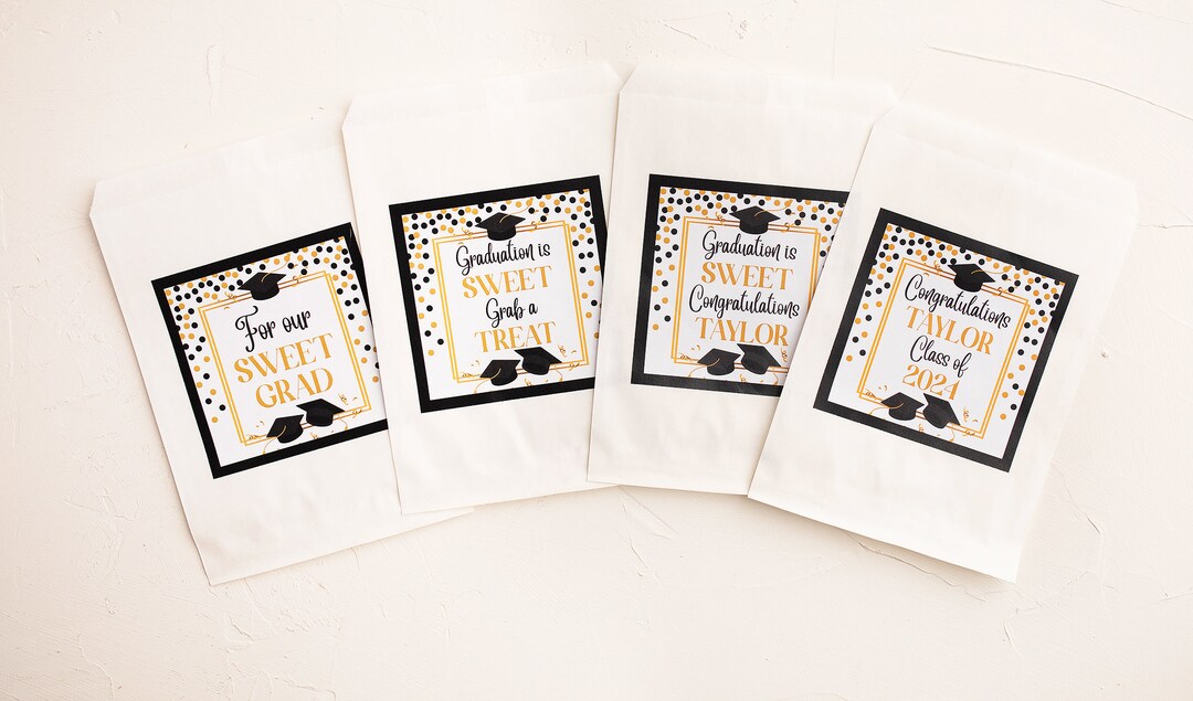 Graduation Candy Bags, Graduation Party Favor Bags, Class of 2025 ...