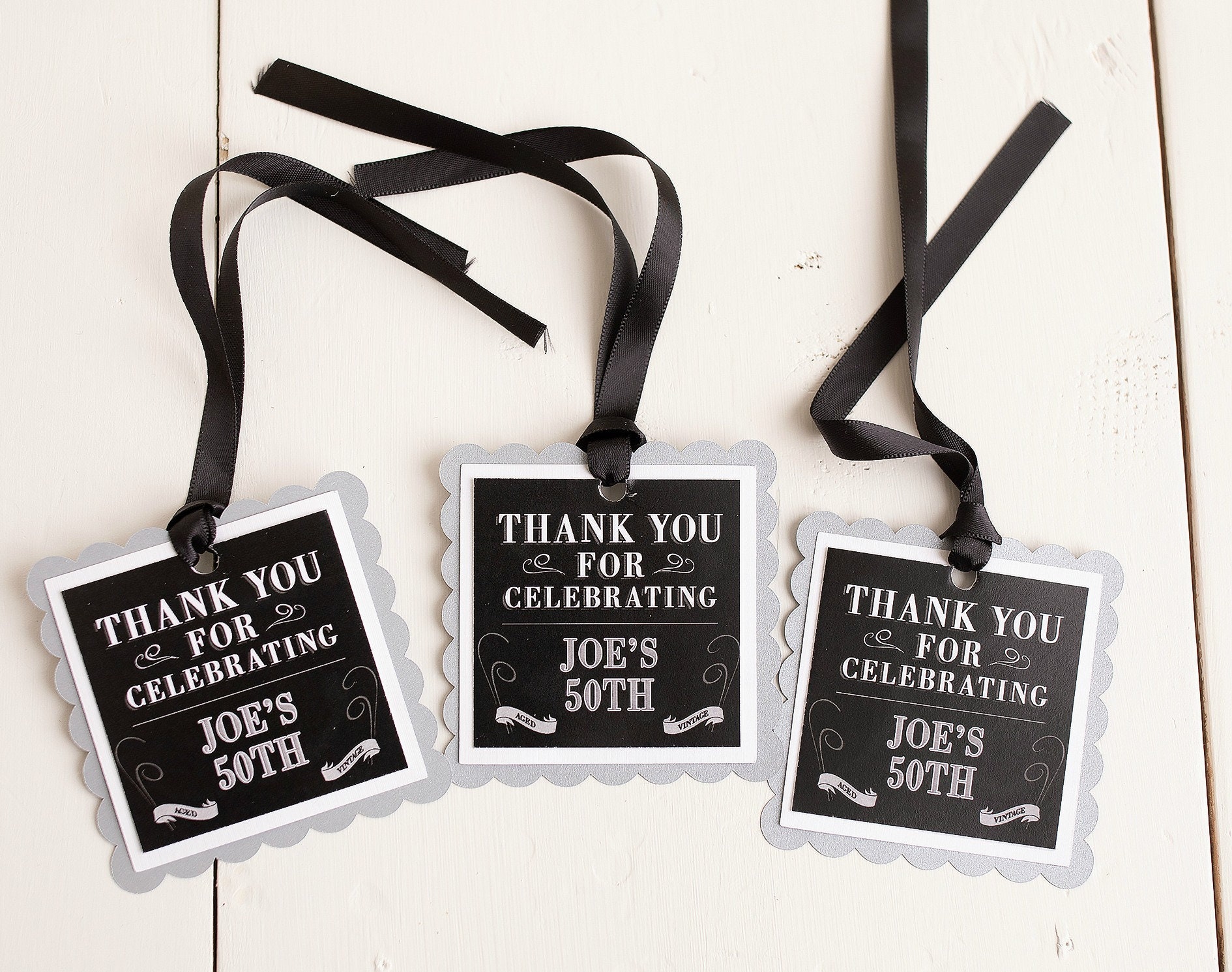 Masculine Birthday Party, Favor Tags, Vintage Dude, Milestone Birthday ...