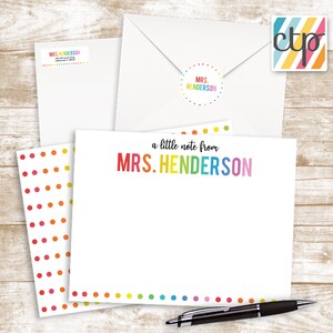 Teacher Notepad, Personalized Notepad, Teacher Appreciation Gift ...