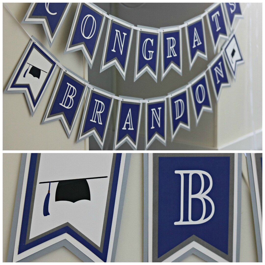 GRADUATION BANNER, Graduation Party Decorations, Class of 2025 Banner ...