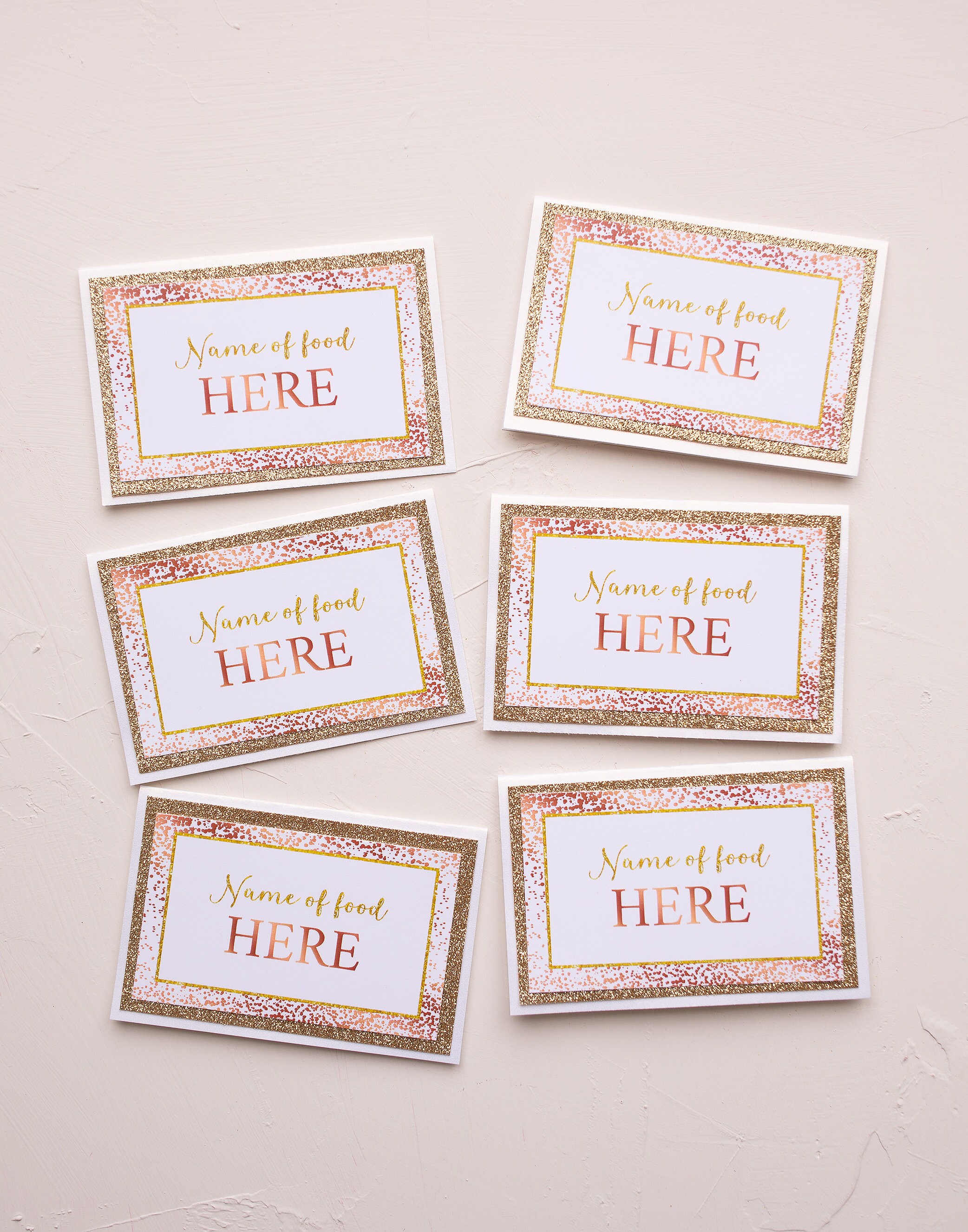 Graduation Party Decorations Food Labels Food Tents | Etsy