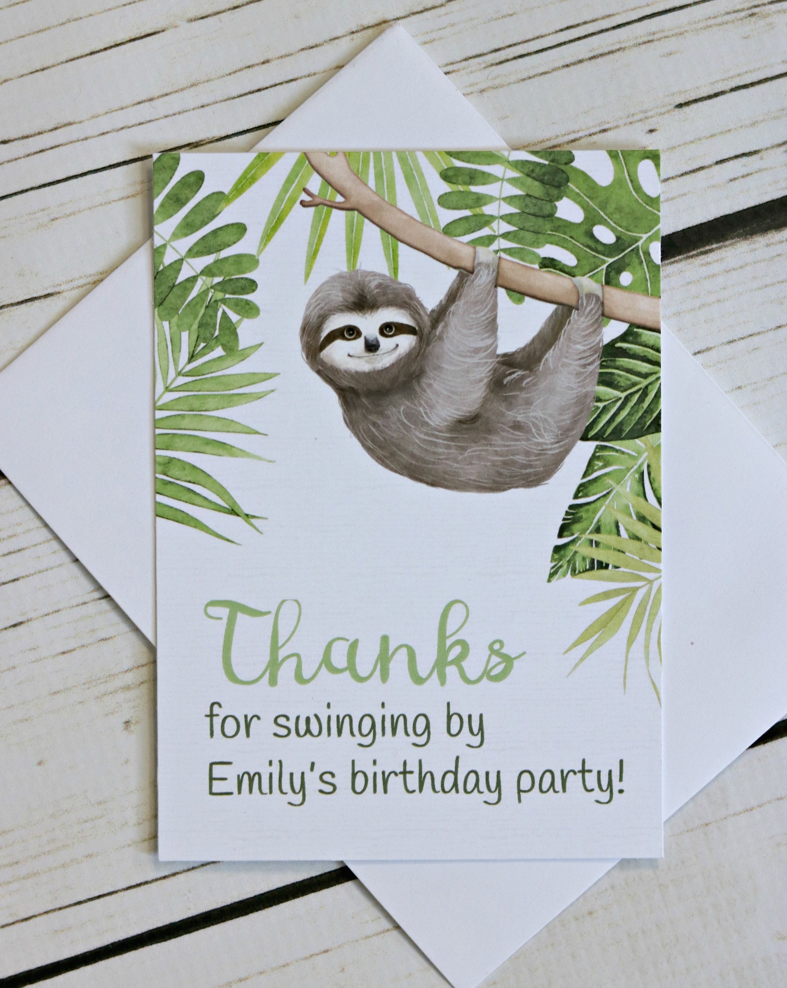RAINFOREST BIRTHDAY PARTY Banner Happy Birthday Sign Rain | Etsy