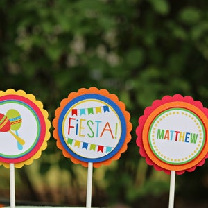 FIESTA BIRTHDAY DECORATIONS, Fiesta Favor Tags, Fiesta Party Favor ...