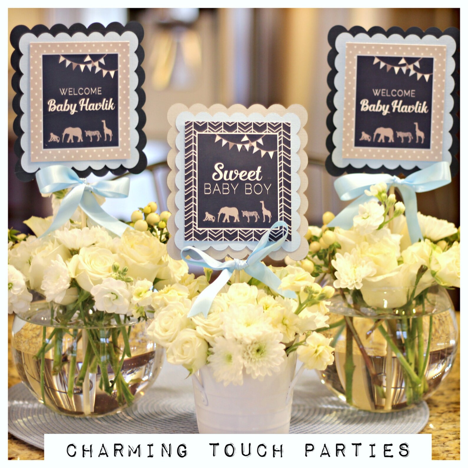 BOY BABY SHOWER Modern Zoo Zoo Baby Shower Baby Shower - Etsy