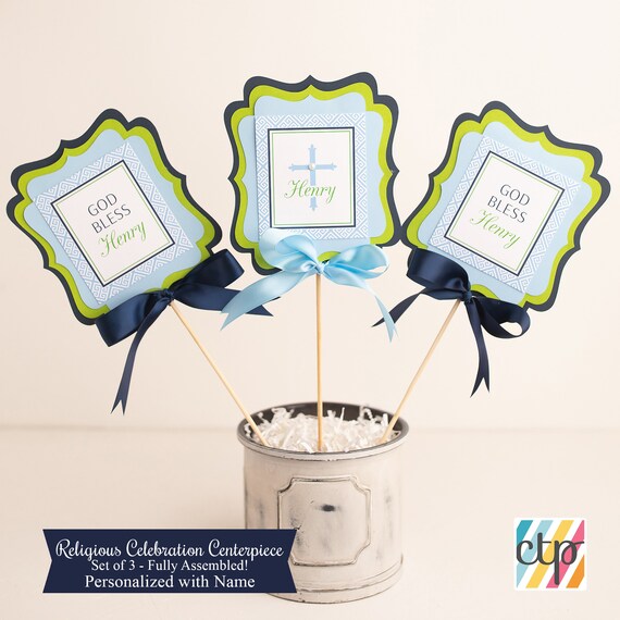 Cross Centerpiece, Centerpieces, First Communion Decorations, First ...