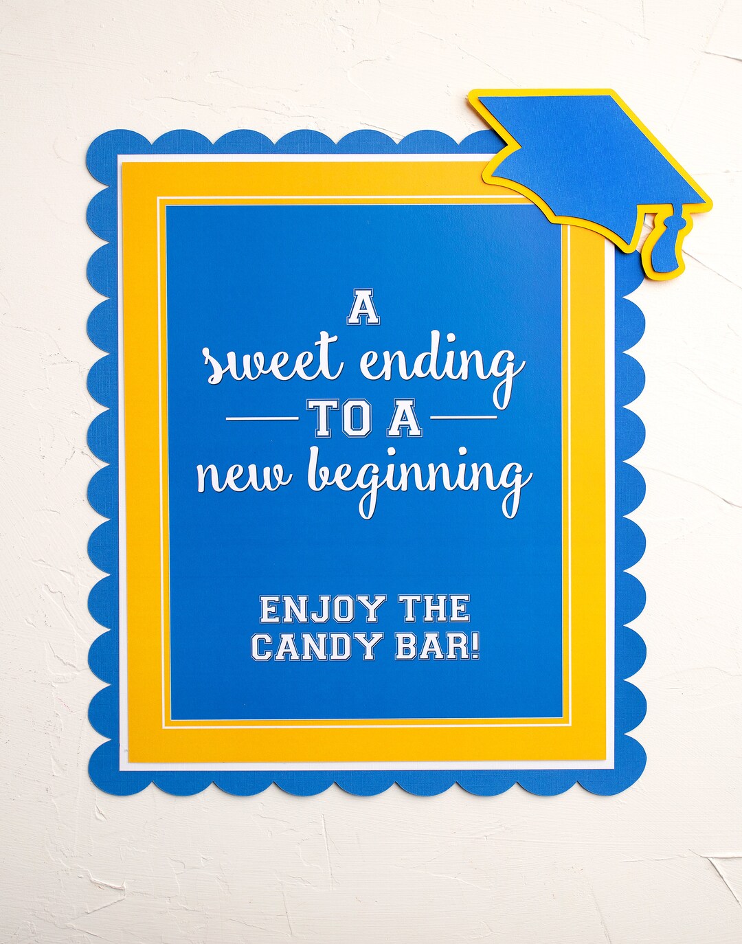 Candy Bar Sign, Graduation Sign, Graduation Party Decorations, Class of ...