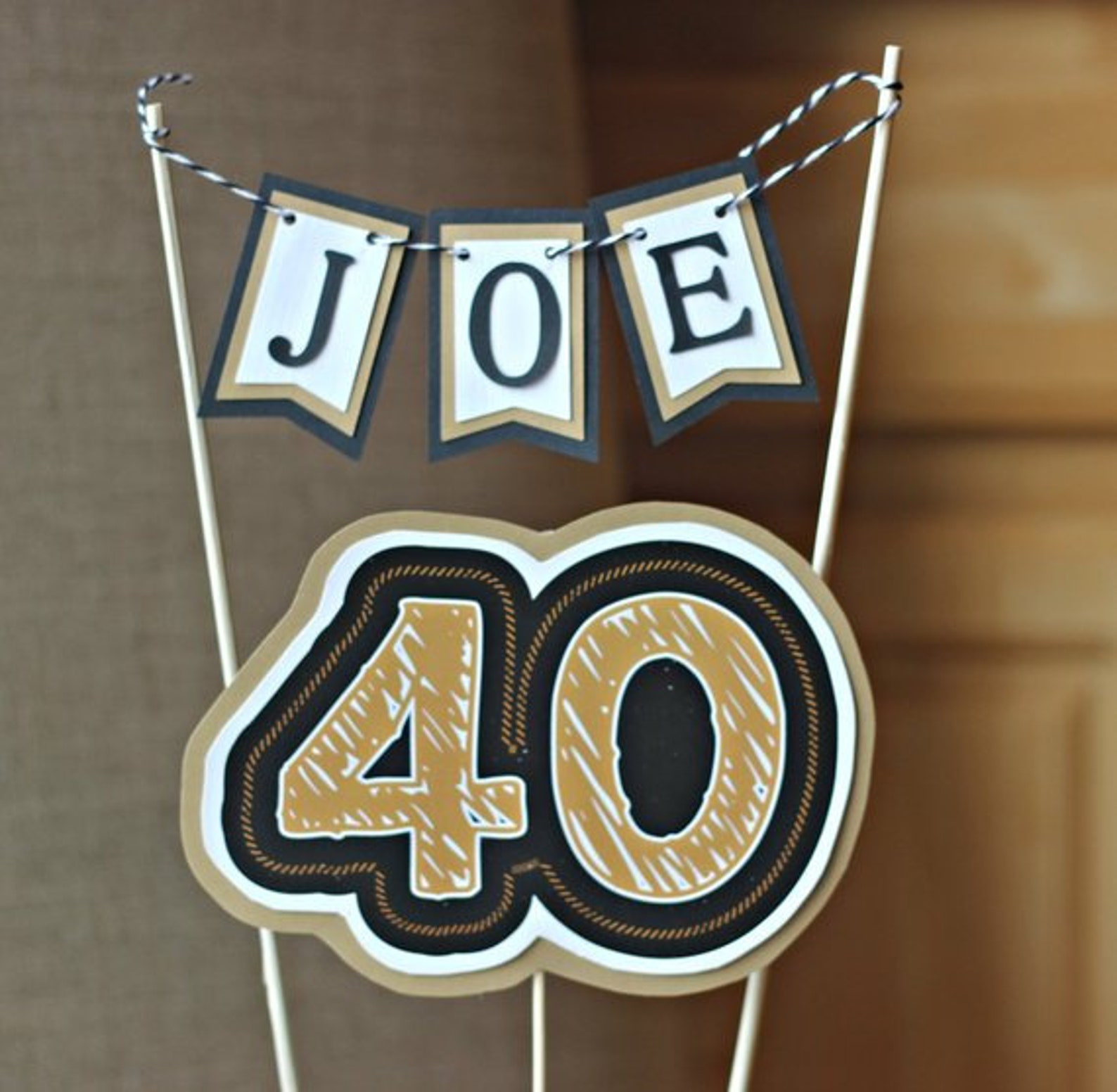 40TH BIRTHDAY DECORATIONS 40th Party Centerpiece Table Decorations Beer ...