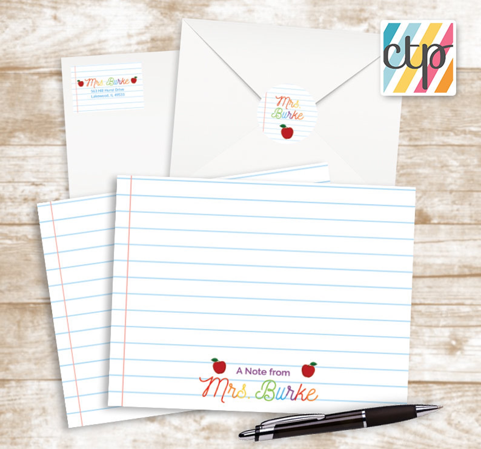 Teacher Notepad Personalized Notepad Teacher Appreciation | Etsy