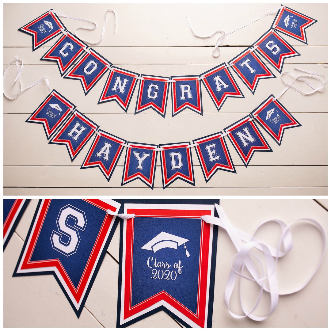 Graduation Banner, Graduation Party Decorations, Congratulations Grad ...