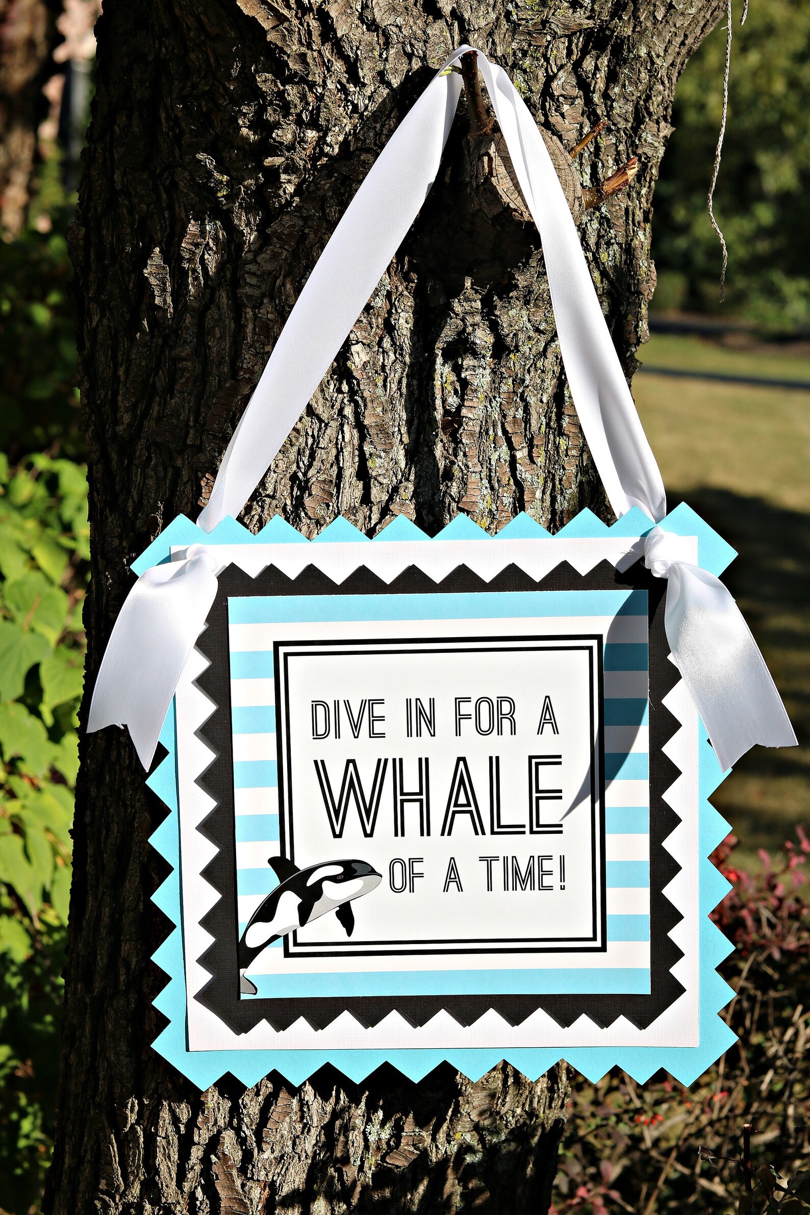ORCA WHALE BANNER Killer Whale Decorations Ocean Birthday - Etsy