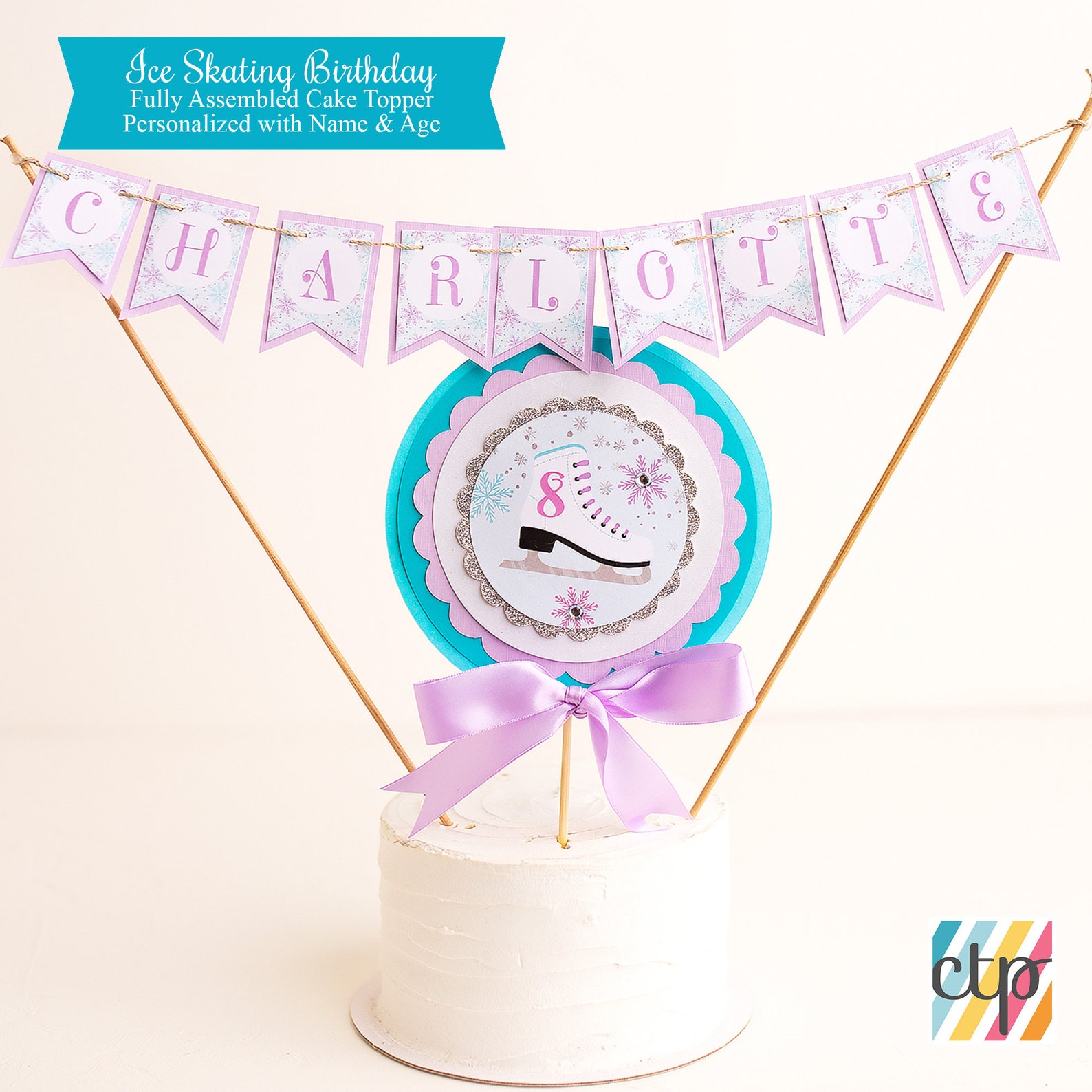Ice Skating Birthday Banner Birthday Banner Ice Skating - Etsy