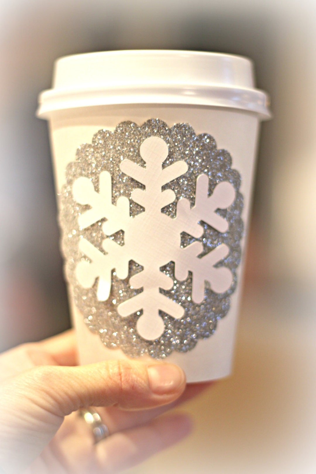 WINTER WONDERLAND, Onederland Birthday Party Hot Cocoa Cups. White ...