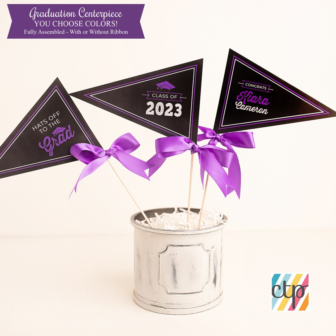 Graduation Centerpieces, Graduation Table Decor, Graduation Party ...