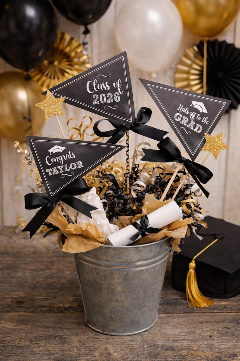 Centerpiece Sticks for Graduation Party, Set of 3, Fully Assembled! - Etsy