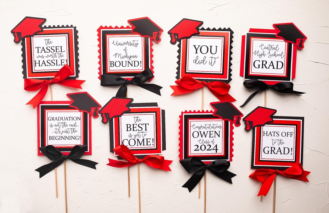 Graduation Centerpiece, Graduation Table Decor, Graduation Party ...