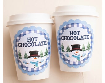 Hot Chocolate Snowman Kit - Etsy