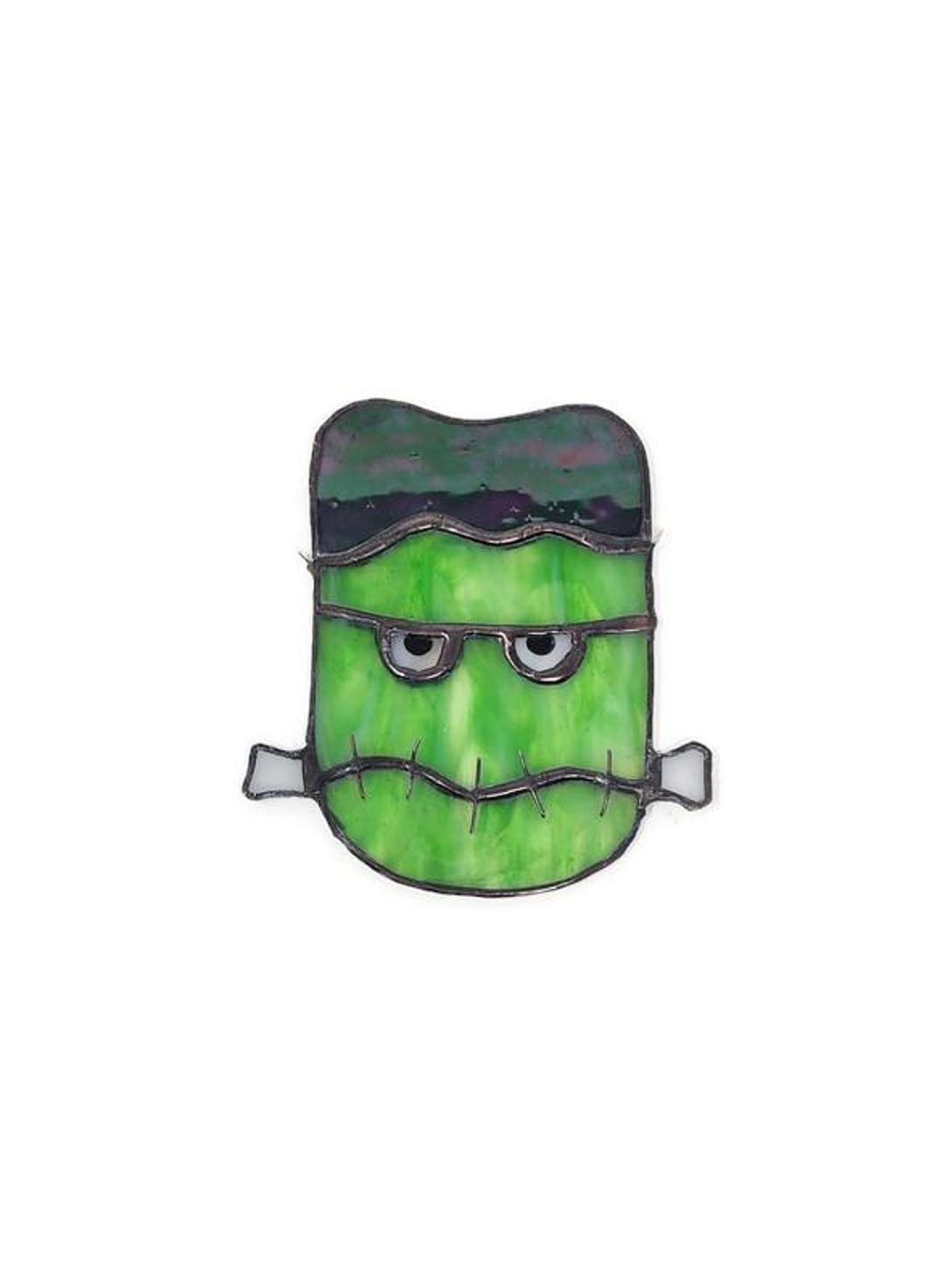 Stained Glass Frankenstein Suncatcher: Halloween Ornament Decor - Etsy