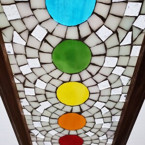 Unique Stained Glass Chakra Artwork Meditation Wall Art, One of a Kind ...