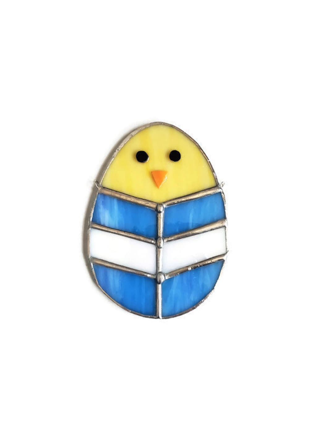 Unique Stained Glass Baby Chick and Egg Window Suncatcher,cute Easter ...