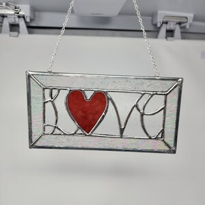 Stained Glass Love Glass Picture, Beautiful Glass Art Colorful Glass ...