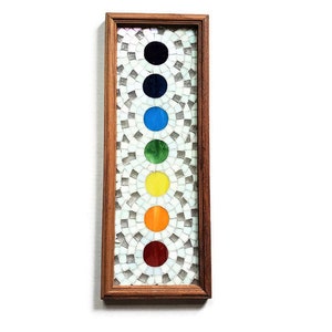 Unique Stained Glass Chakra Artwork Meditation Wall Art, One of a Kind ...