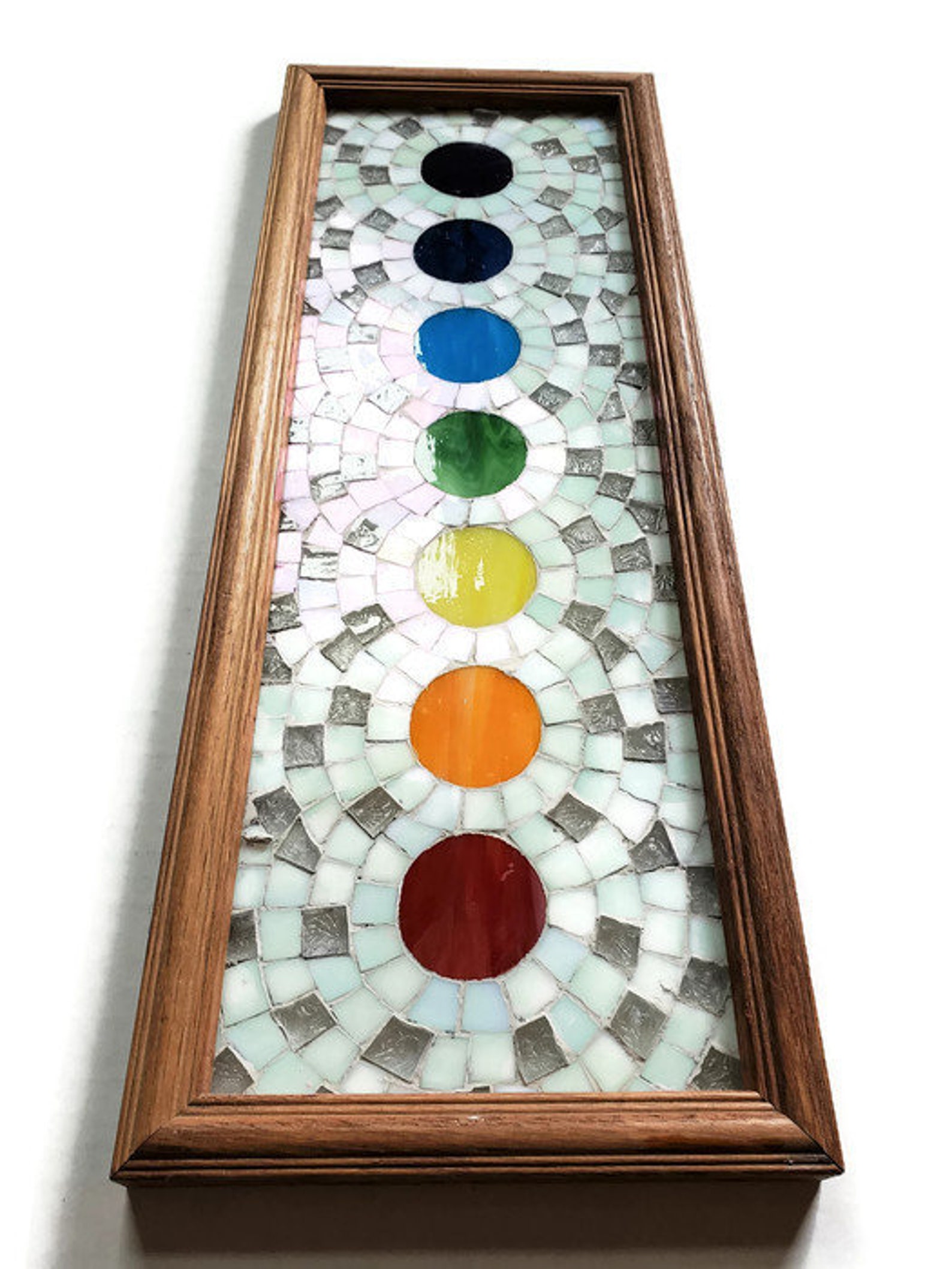 Unique Stained Glass Chakra Artwork Meditation Wall Art One | Etsy