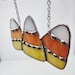 Unique Stained Glass Candy Corn Art Halloween Suncatcher, Gift Under 40 ...