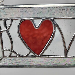 Stained Glass Love Glass Picture, Beautiful Glass Art Colorful Glass ...