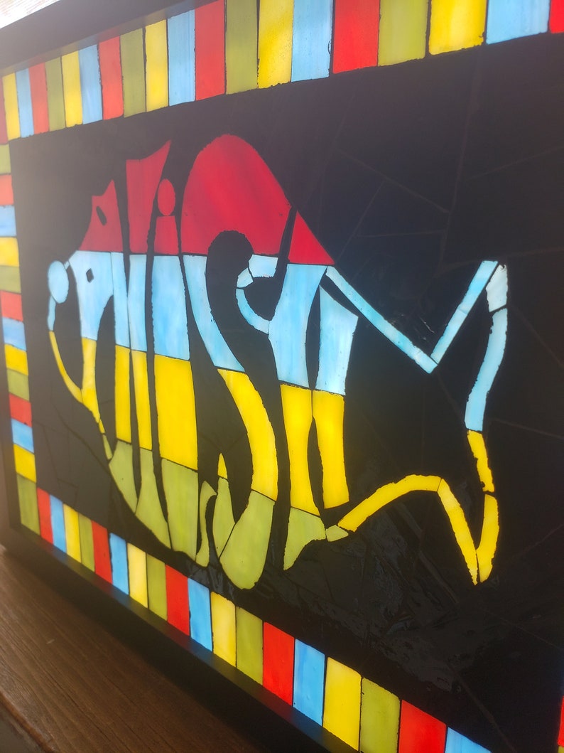 Decorative Glass Art Phish Logo Mosaic Window Art Phish Gifts | Etsy