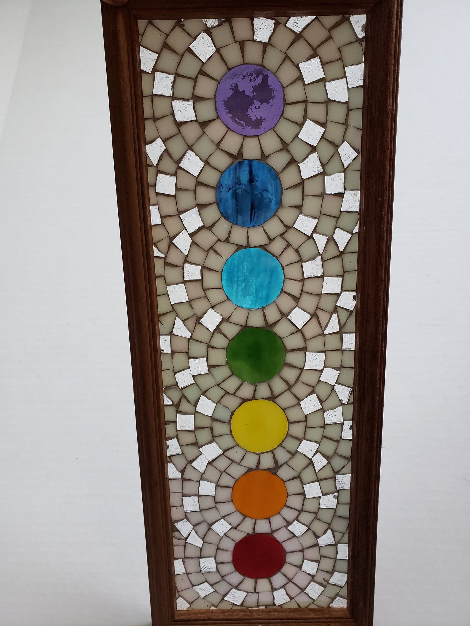 Unique Stained Glass Chakra Artwork Meditation Wall Art One | Etsy