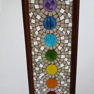 Unique Stained Glass Chakra Artwork Meditation Wall Art, One of a Kind ...