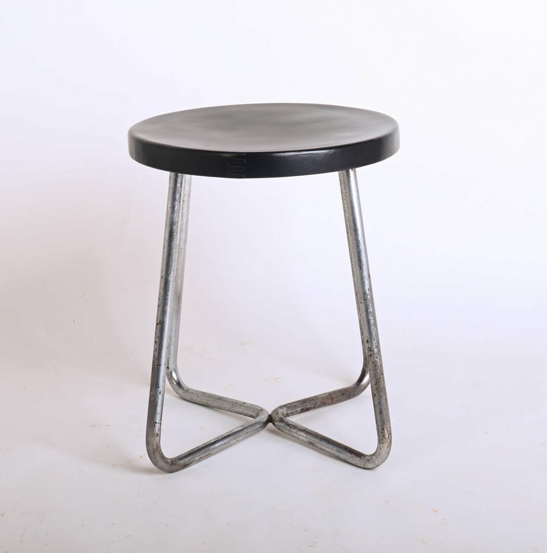 Bauhaus Stool 1930s Thonet Style Stool, Bauhaus Design, Vintage ...