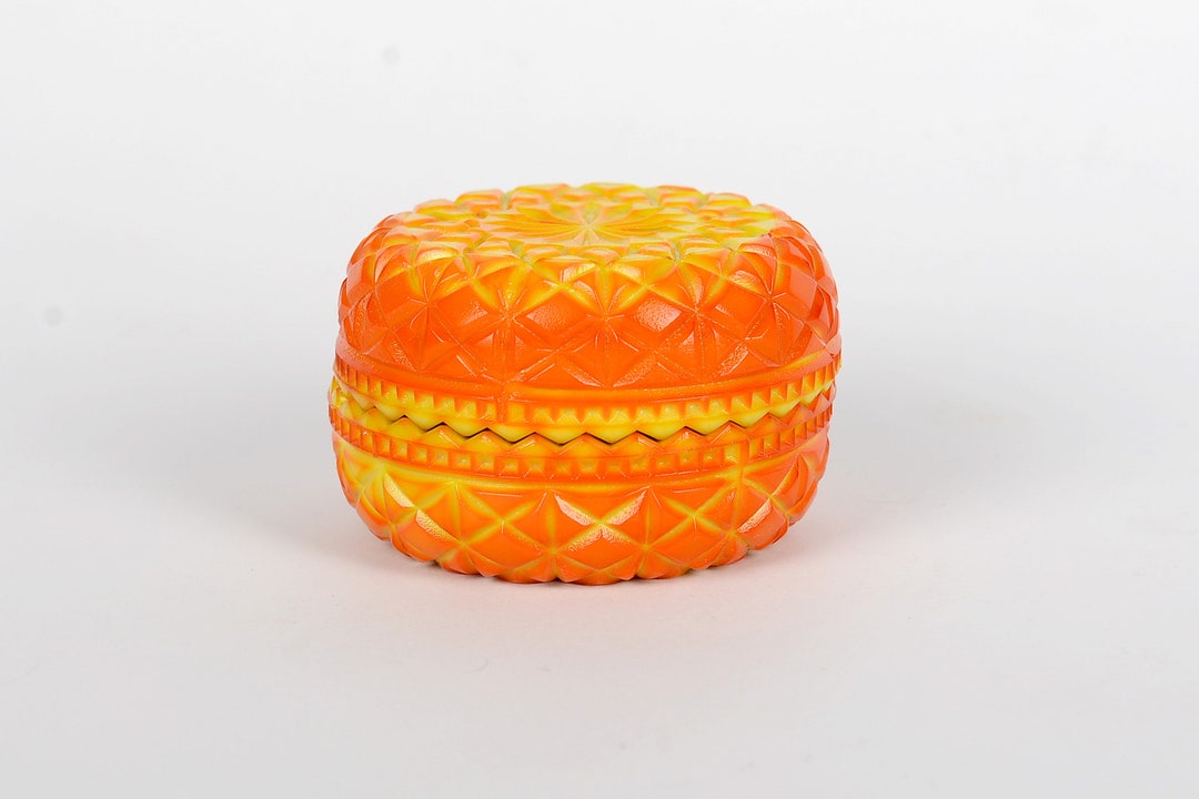 Bohemian Glass Art Vase by Josef Pravec 1970s Made in Czechoslovakia ...