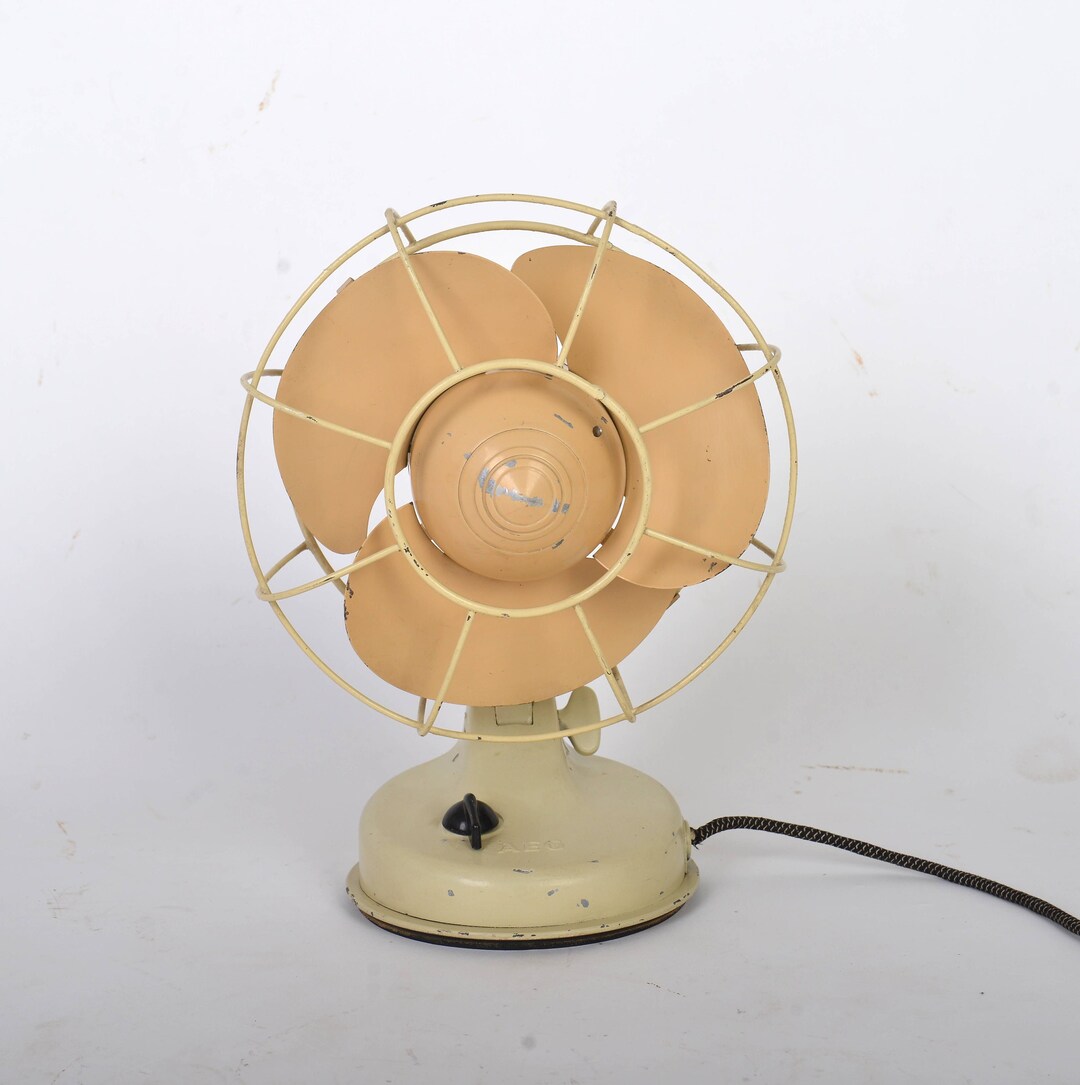 Art Deco Electric Fan Peter Behrens Style AEG 1930s Industrial ...