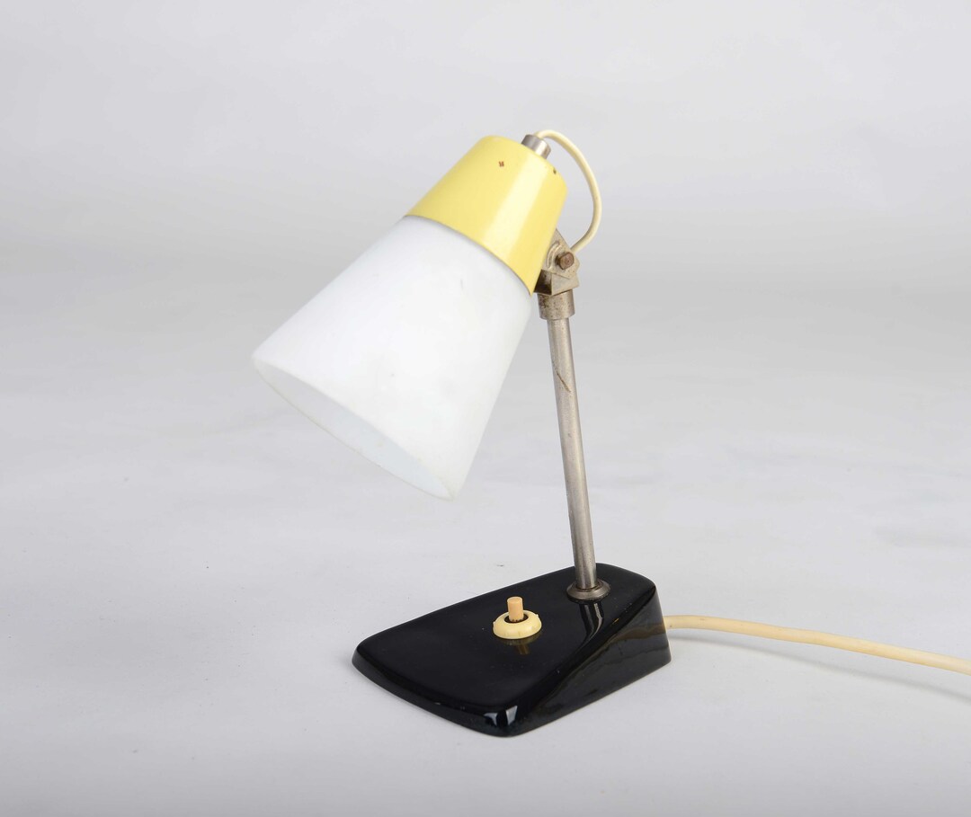 Mid-century Desk Lamp 1950s Modernist Atomic Design, Eames Era Lighting ...