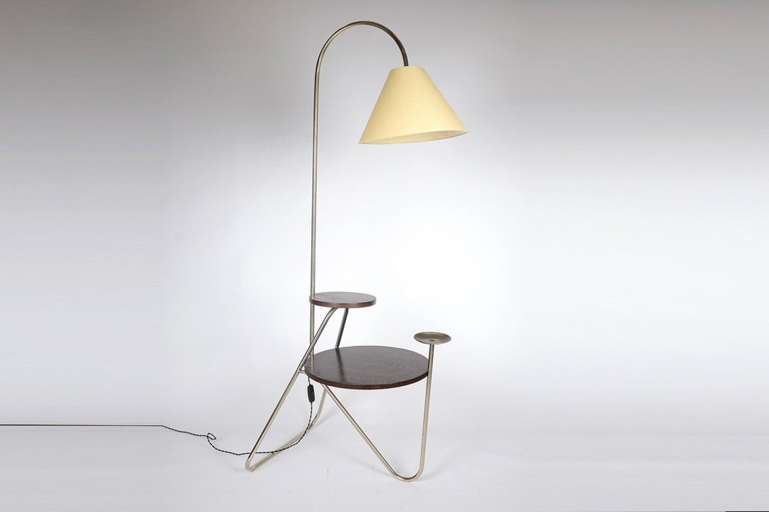 Bauhaus Floor Lamp Variant of B153 by THONET Design, 1920s Tubular ...