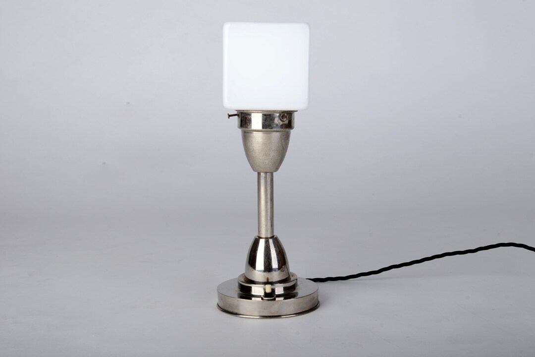 Art Deco Cubicle Desk Lamp, Art Deco Chrome Lamp, Art Deco Bedside Lamp ...
