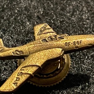 Vintage USAF F-84 Fighter Jet Lapel Pin - Etsy