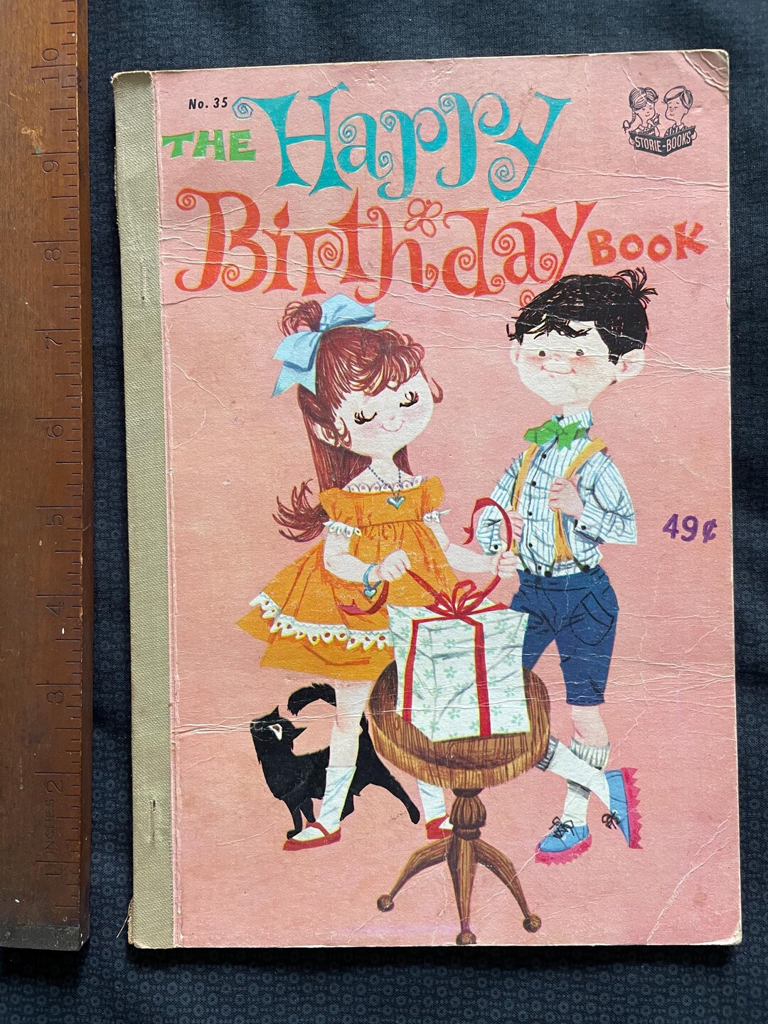 The Happy Birthday Book, 1955, Fernand & Spertus, Heavy Tag Cover - Etsy