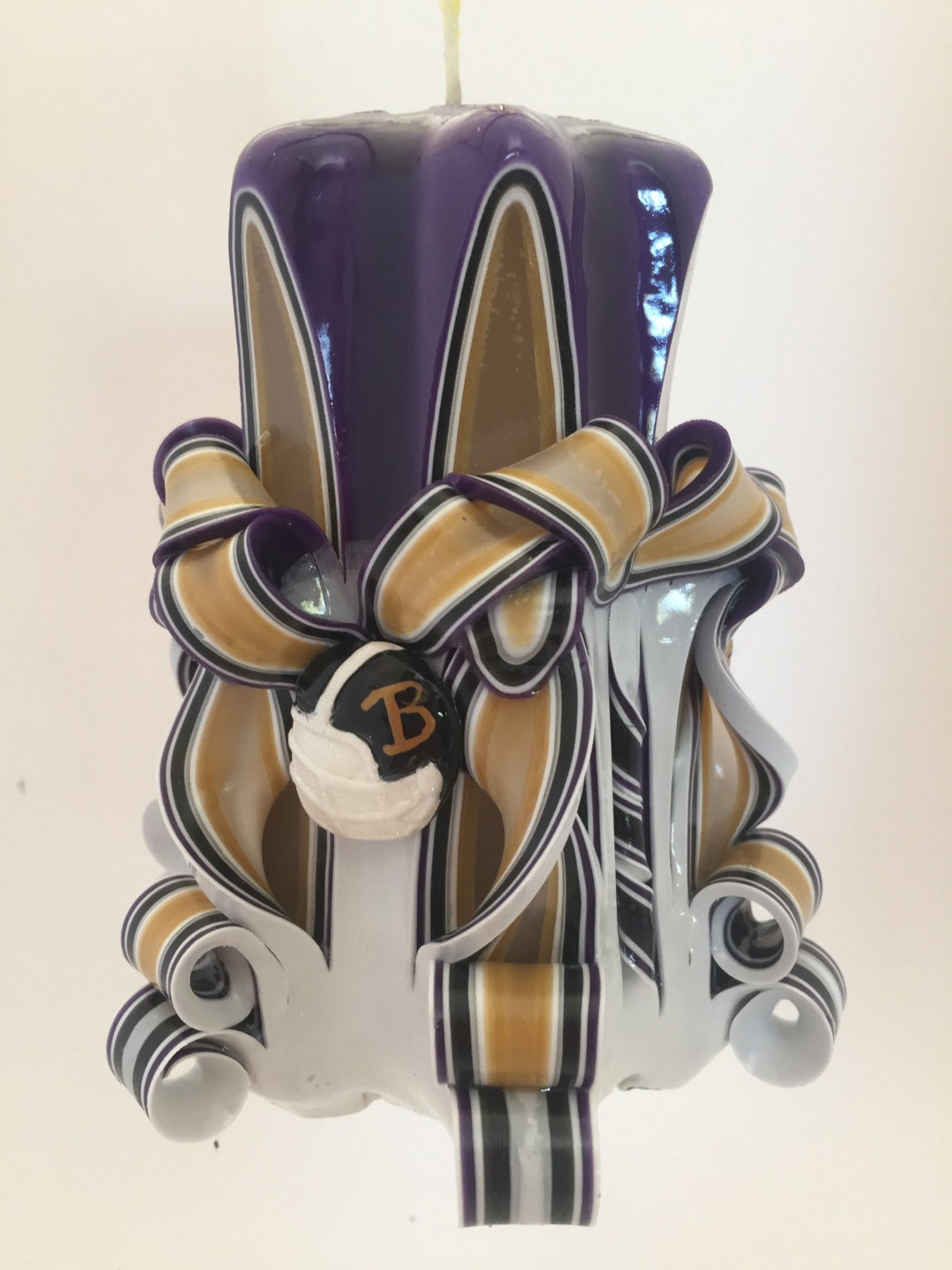 Ravens Inspired Carved Pillar Candle - - 5 Inch - Etsy