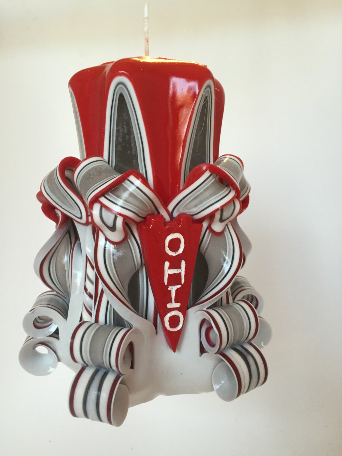 Ohio State Inspired Decorative Candle 5 Inch - Etsy