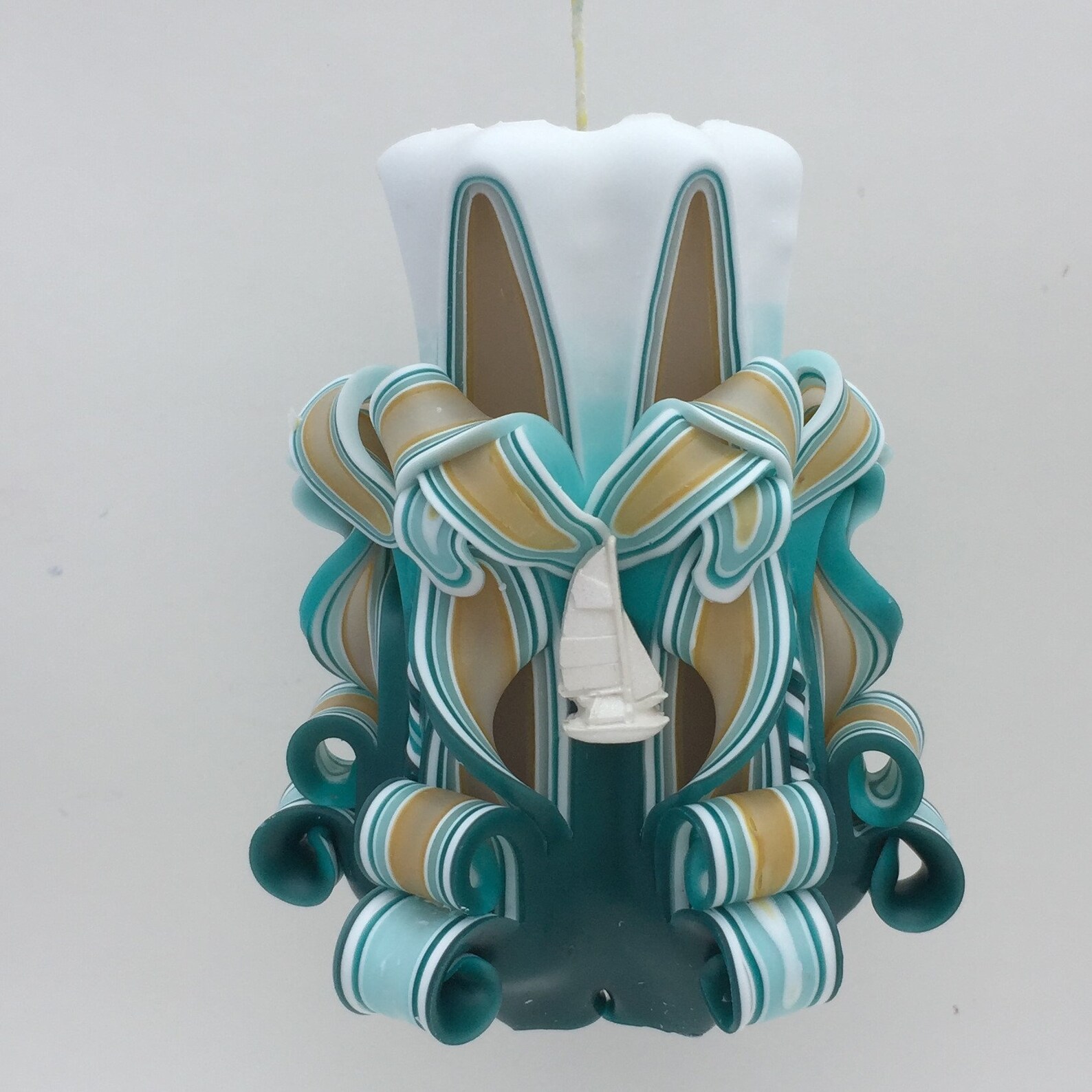 Hand-carved Seaside Ocean Themed Candles | Etsy